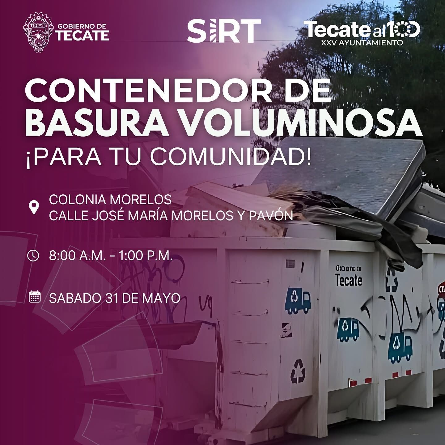 JORNADAS DE RECOLECCIÓN DE BASURA VOLUMINOSA LLEGARÁN A SANTA ANITA Y ...
