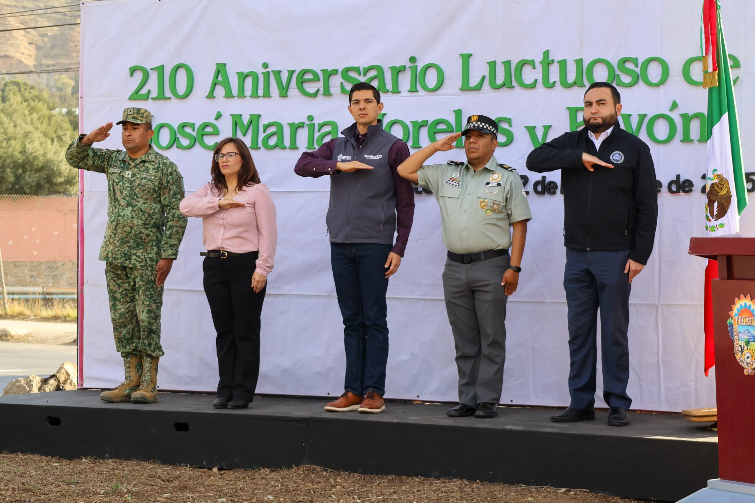 CONMEMORAN ANIVERSARIO LUCTUOSO DE JOSÉ MARÍA MORELOS Y PAVÓN EN TECATE ...